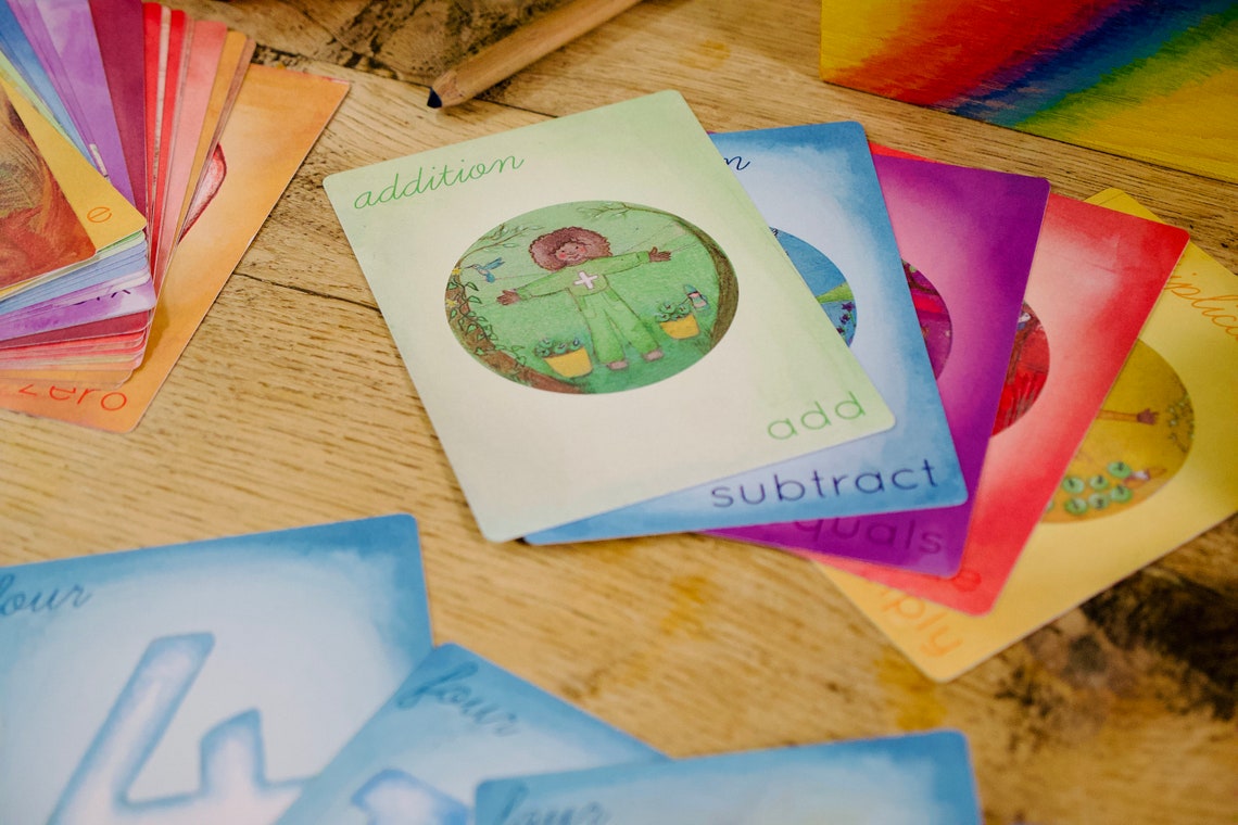 Wild Number Cards Set- for Waldorf Family and Homeschool. Stress Free ...