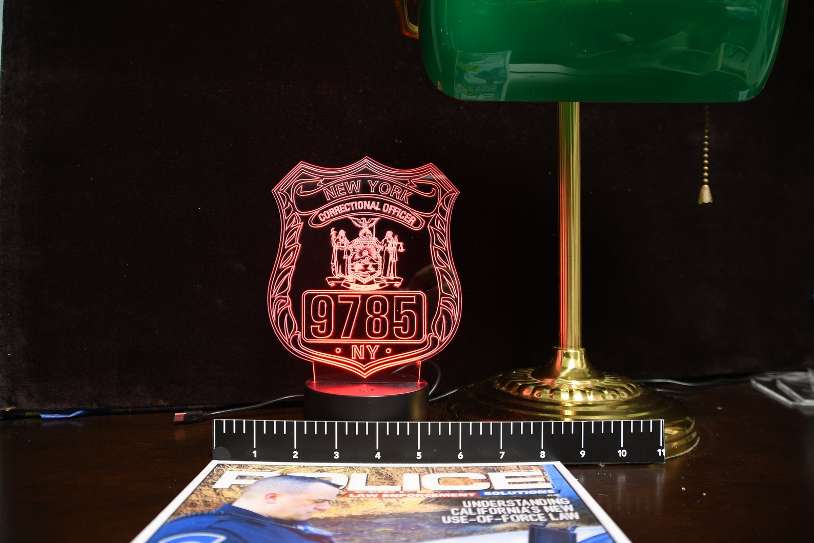New York State Police Gift Light Color Changing Desk Light Select ...