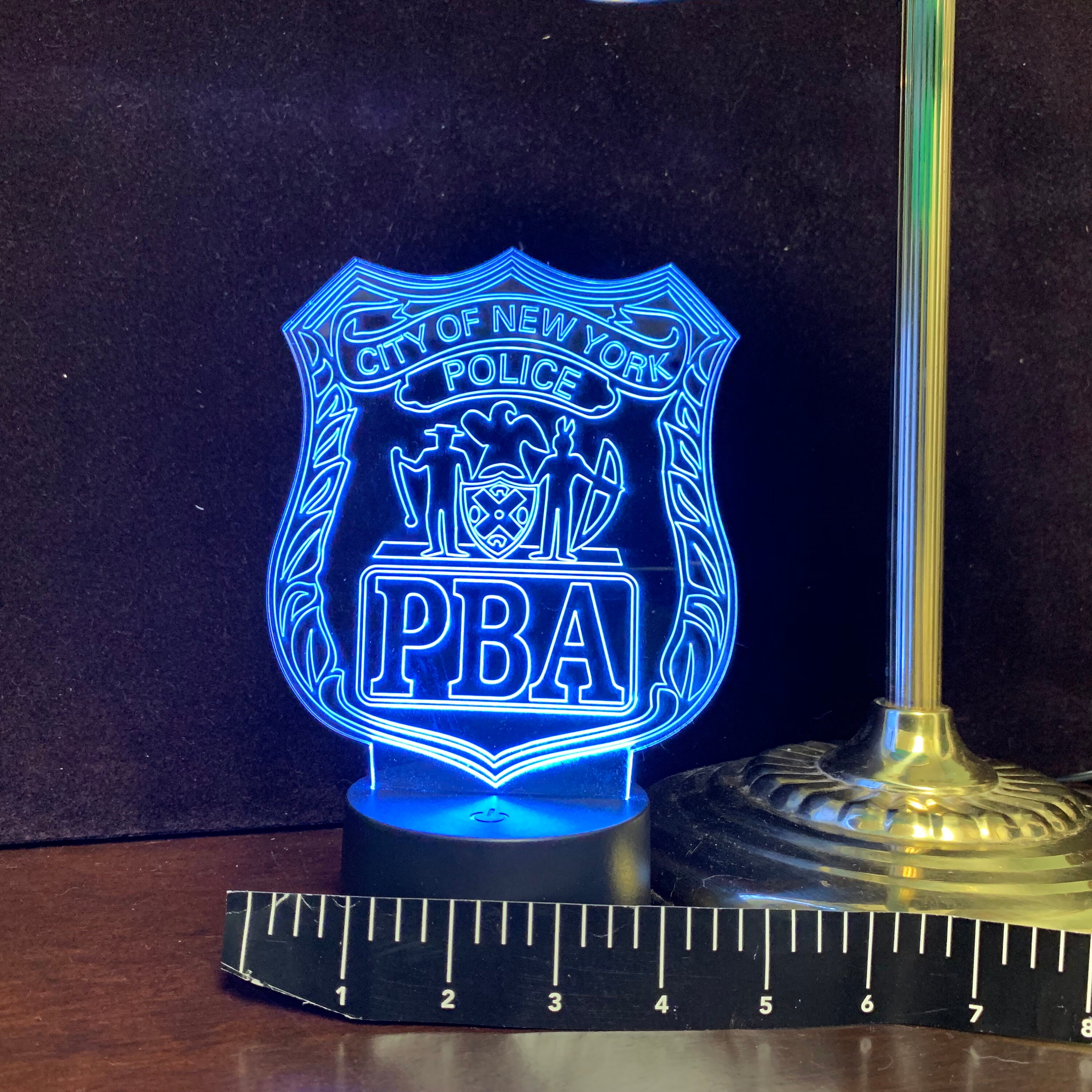 NYPD PBA Gift Light Color Changing Desk Light Select - Etsy