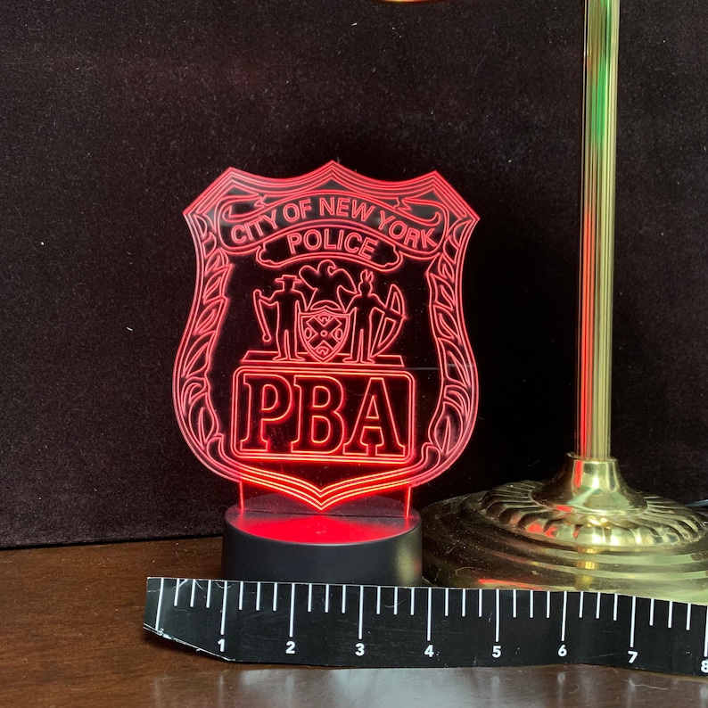 NYPD PBA Gift Light Color Changing Desk Light Select - Etsy