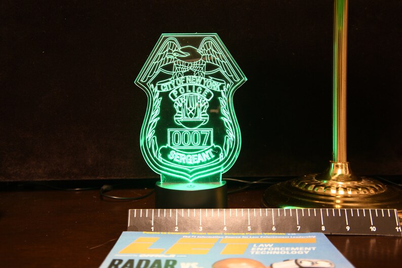 New York State Police Gift Light Color Changing Desk Light - Etsy
