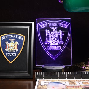 New York State Police Gift Light - Color Changing Desk Light - Select ...
