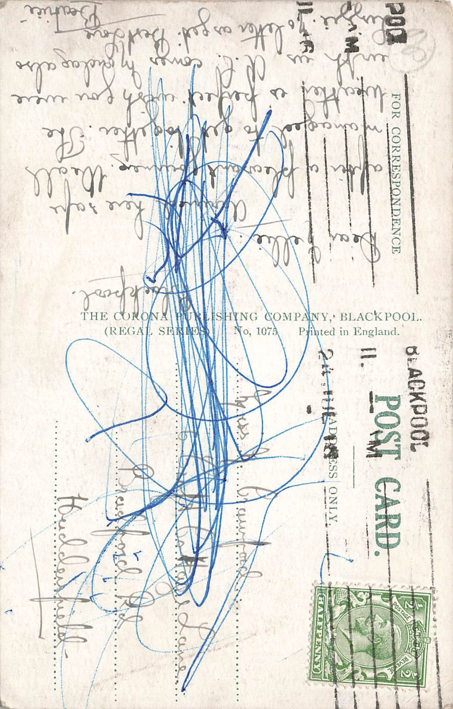 Early Motoring Comic Postcard Artist A.E. Everything Comes to Her Who ...