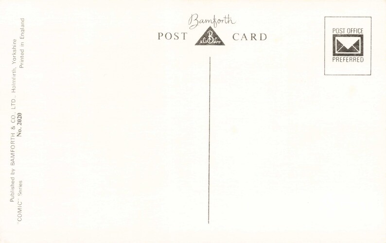 Saucy Seaside Postcard Artist Brian Perry How Long Will the Next Bus Be ...