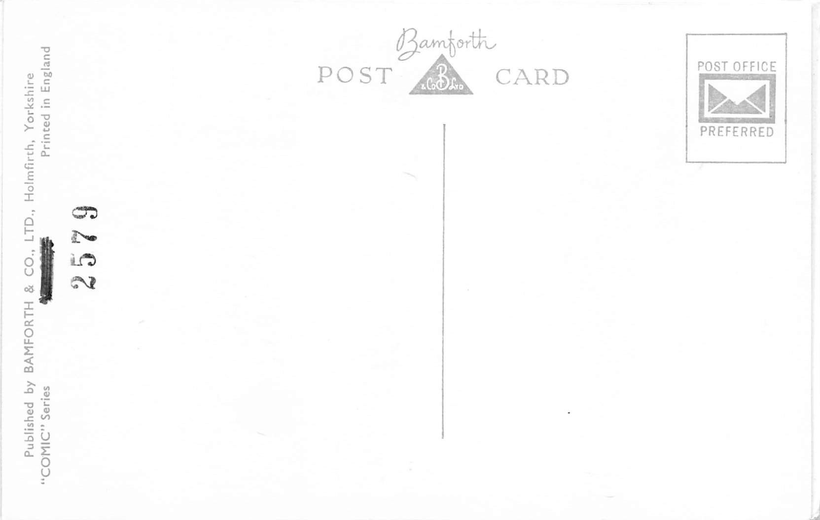 Saucy Seaside Postcard Publisher Bamforth Proof Sample Vintage Postcard ...