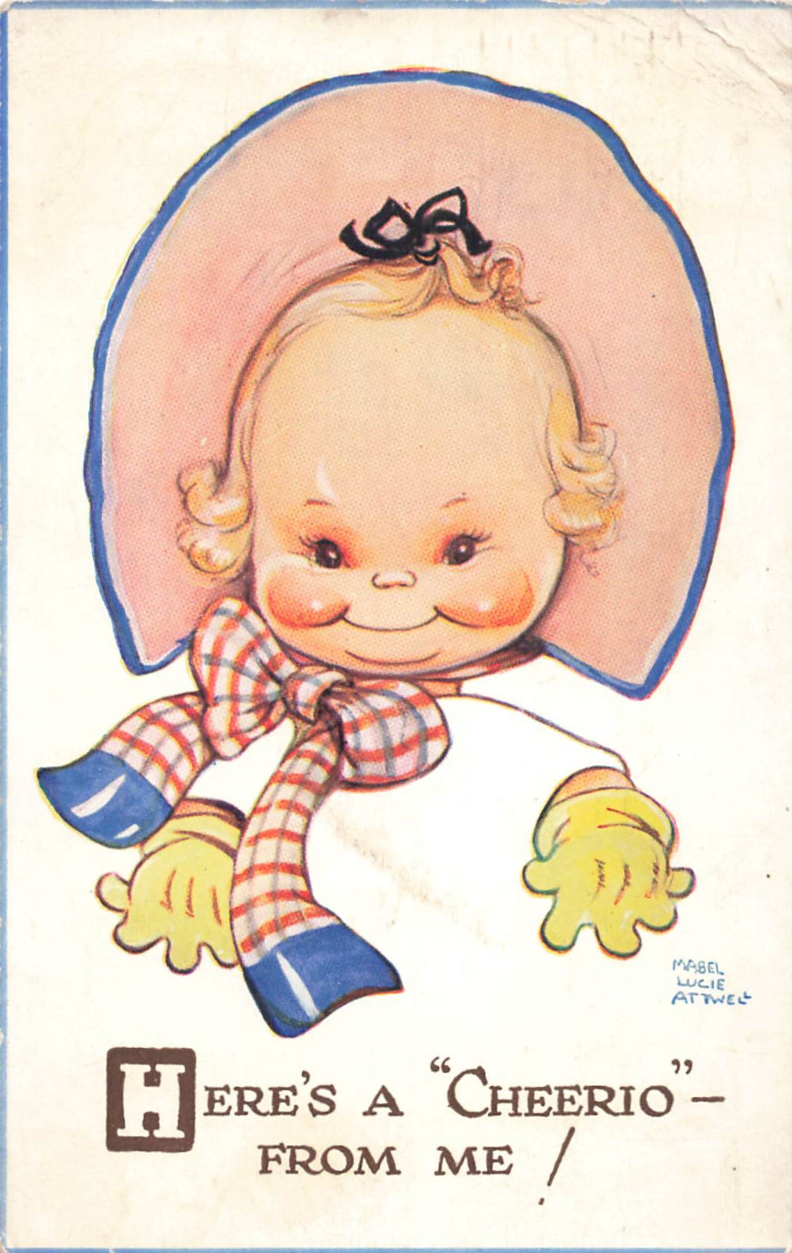 Mabel Lucie Attwell Here's a Cherrio From Me 1957 - Etsy