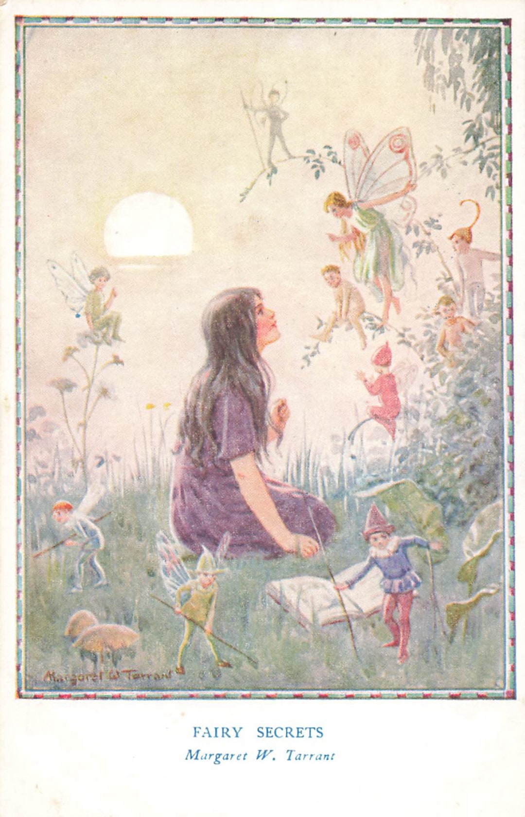 Margaret Tarrant Fairies Ets Fairy Secrets Fairy Hours Serioes 1940's ...
