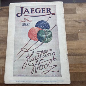 Mabel Lucie Attwell Jaeger Baby Knit Baby Wear Knitting Pattern Book ...