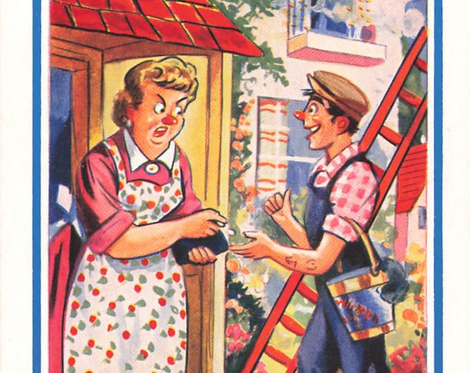 Saucy Seaside Postcard Artist Brian Perry How Long Will the Next Bus Be ...