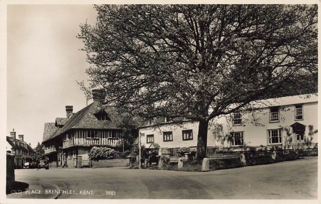 BRENCHLEY Kent Old Place Real Photo Vintage Postcard Publisher ...