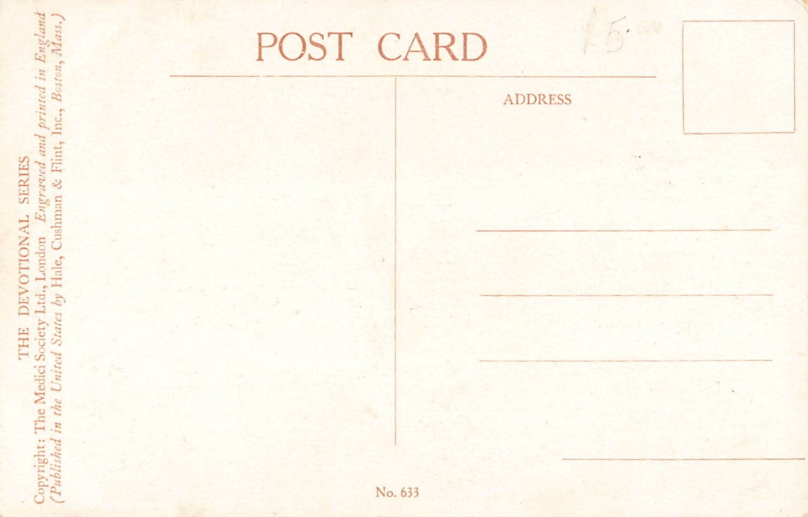 Windflowers Vintage 1940's Postcard Publisher Medici Society - Etsy