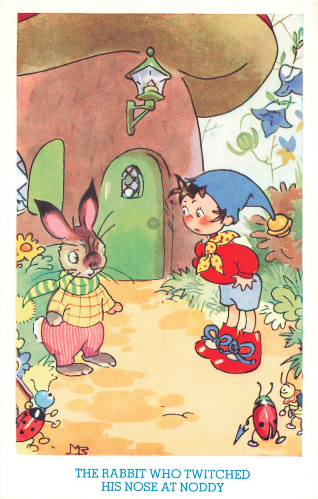 Noddy the Rabbit Who Twitched His Nose at Noddy Vintage Postcard ...