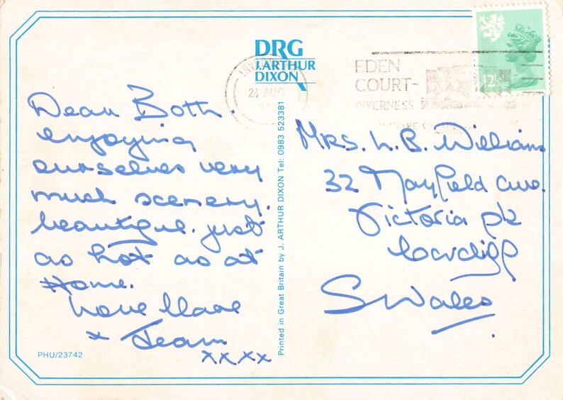 Absent-minded Piper Comic Vintage Postcard Publisher Arthur Dixon ...