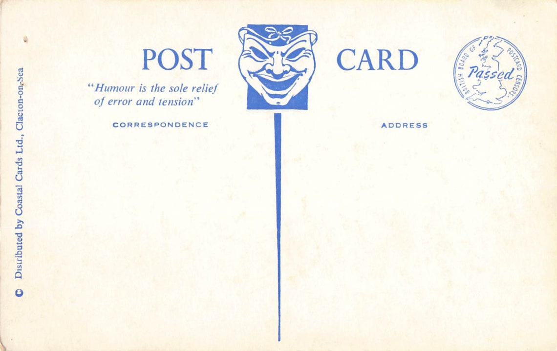 Saucy Seaside Vintage Postcard You're a Funny Girl Publisher Coastal ...