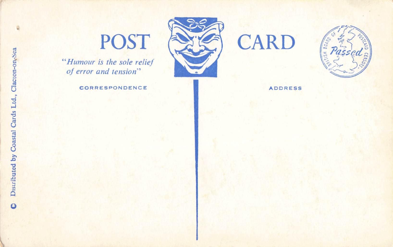 Saucy Seaside Vintage Postcard You're a Funny Girl Publisher Coastal ...