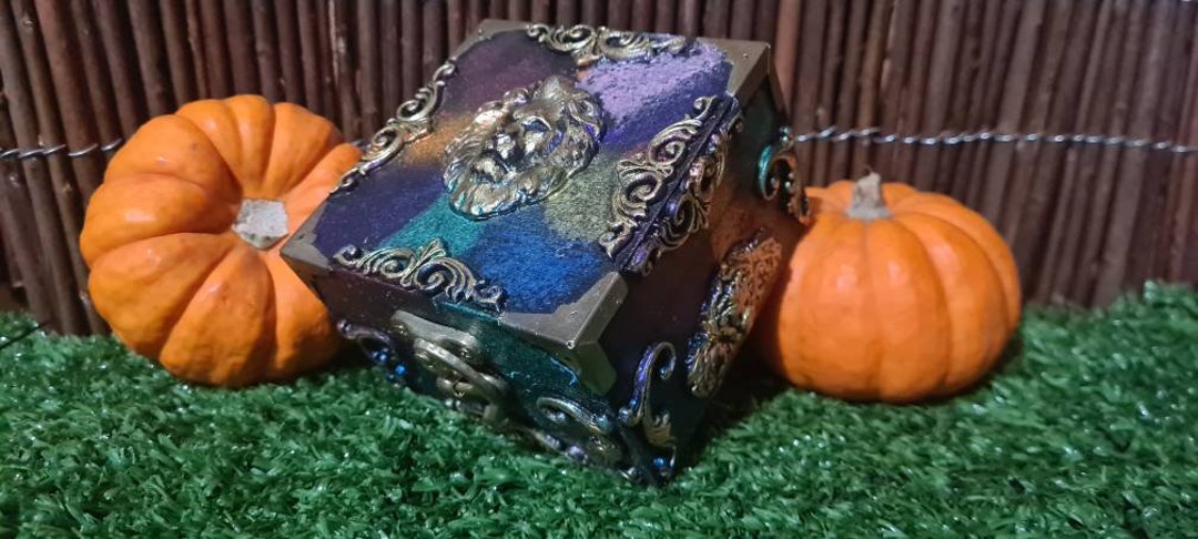 Lion Jewellery Box Memory Box Rainbow Handmade Gift for Her Gift for ...