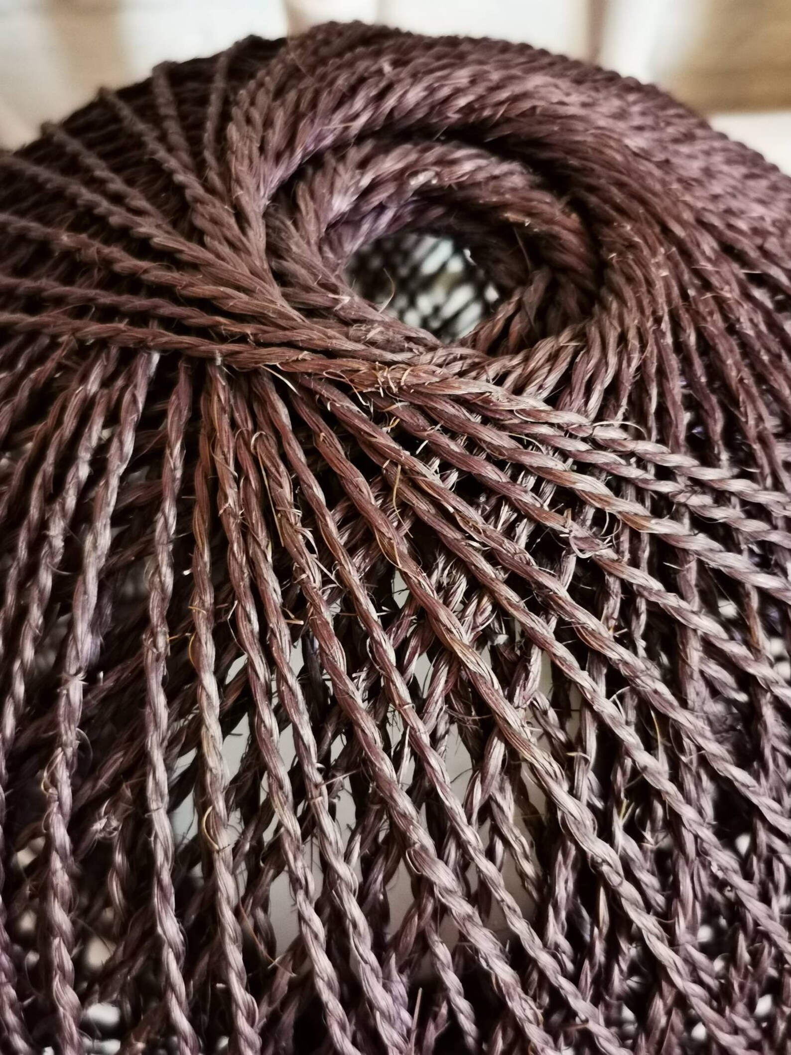 Vintage 1960s Pendant Rope Lamp Space Age Lamp - Etsy