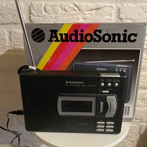 Vintage 2000s World Radio by Audiosonic in Box - Etsy