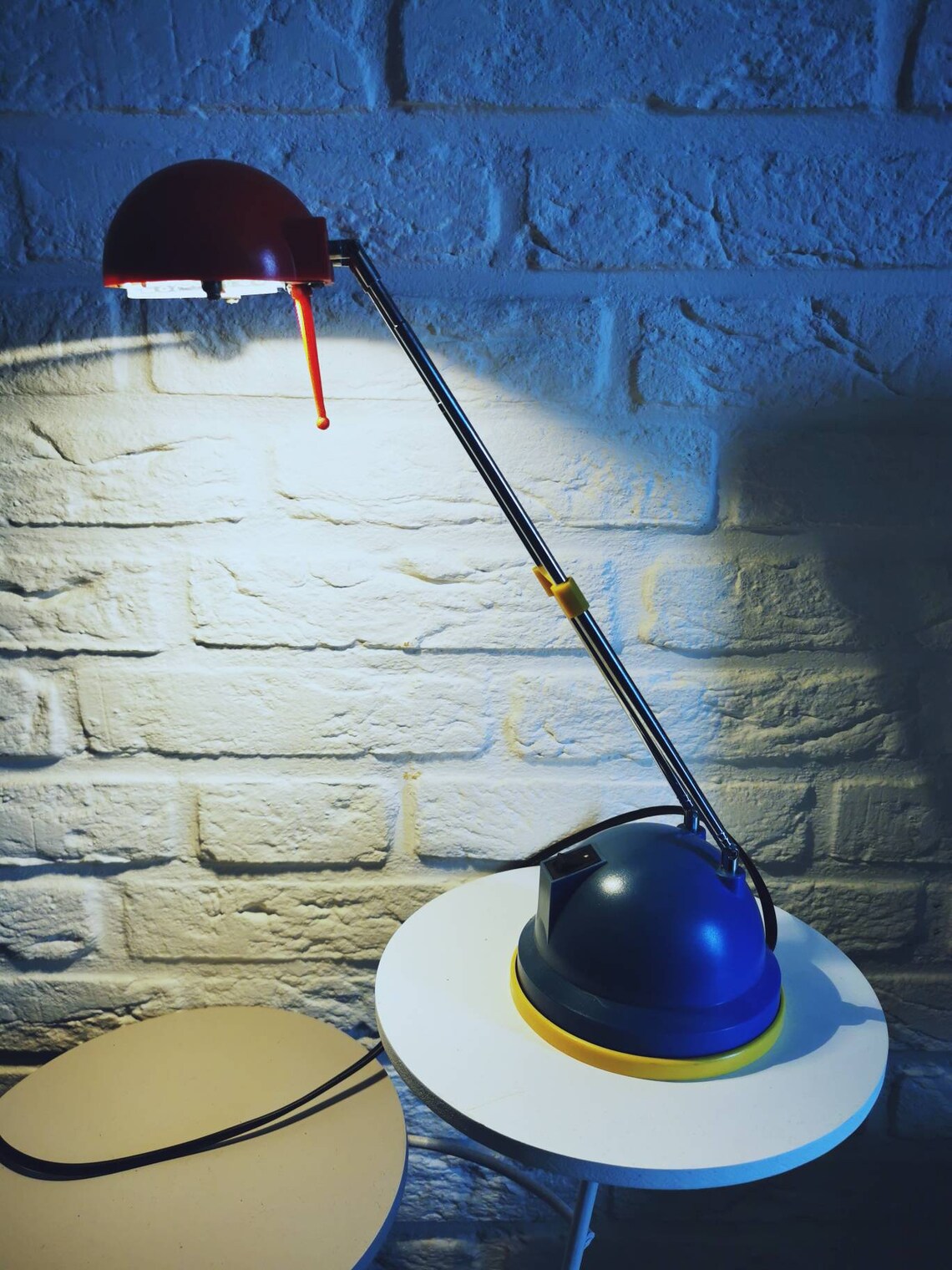 Vintage 80s Memphis Style Design Lamp Pop Art Desk Light - Etsy