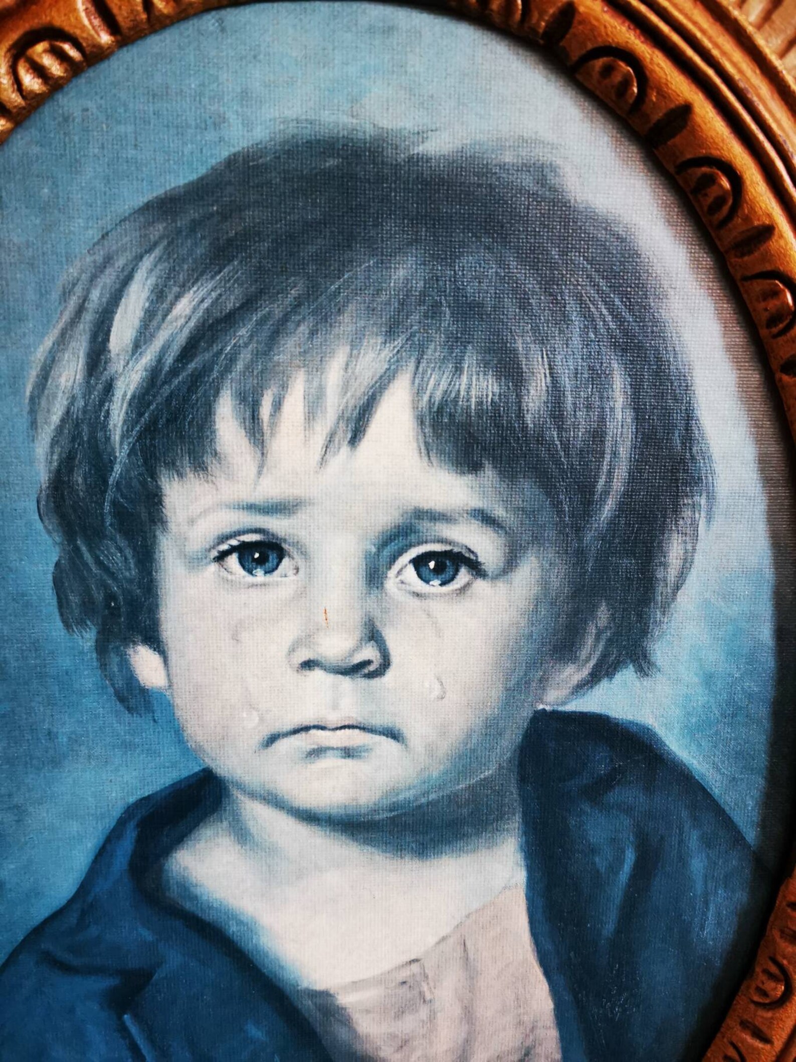 Gypsy Boy, Crying Boy, Boy With Tears 70s Framed Print by Giovanni ...