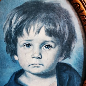 Gypsy Boy, Crying Boy, Boy With Tears 70s Framed Print by Giovanni ...