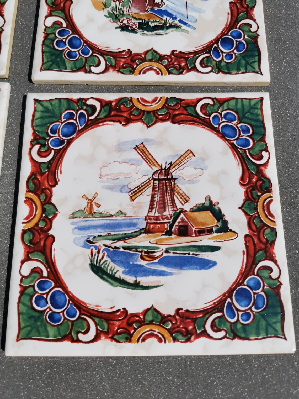 Vintage Dutch Tiles Old Tiles With Typical Dutch Creations - Etsy