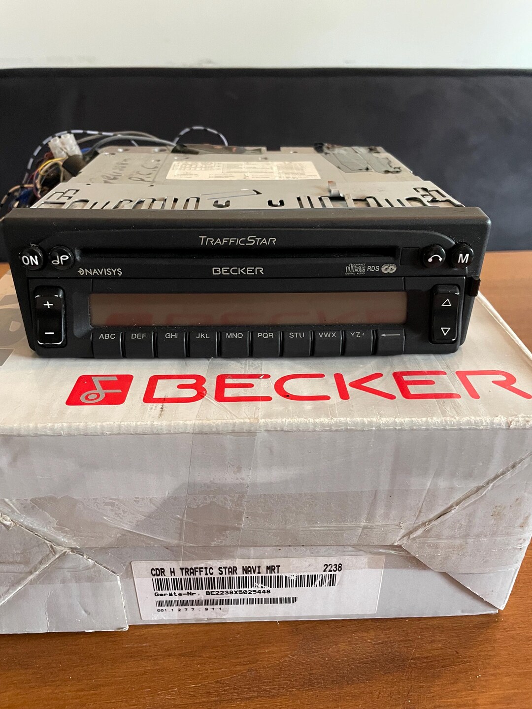 Vintage 90s Becker Car Radio Model Trafficstar - Etsy