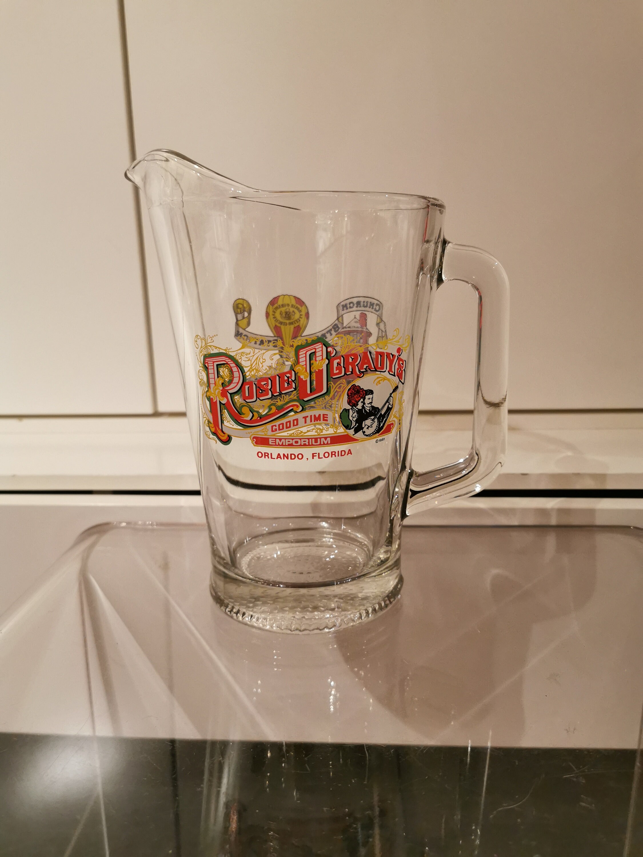 Vintage Beer Pitcher Rosie O'grady's Orlando Florida - Etsy