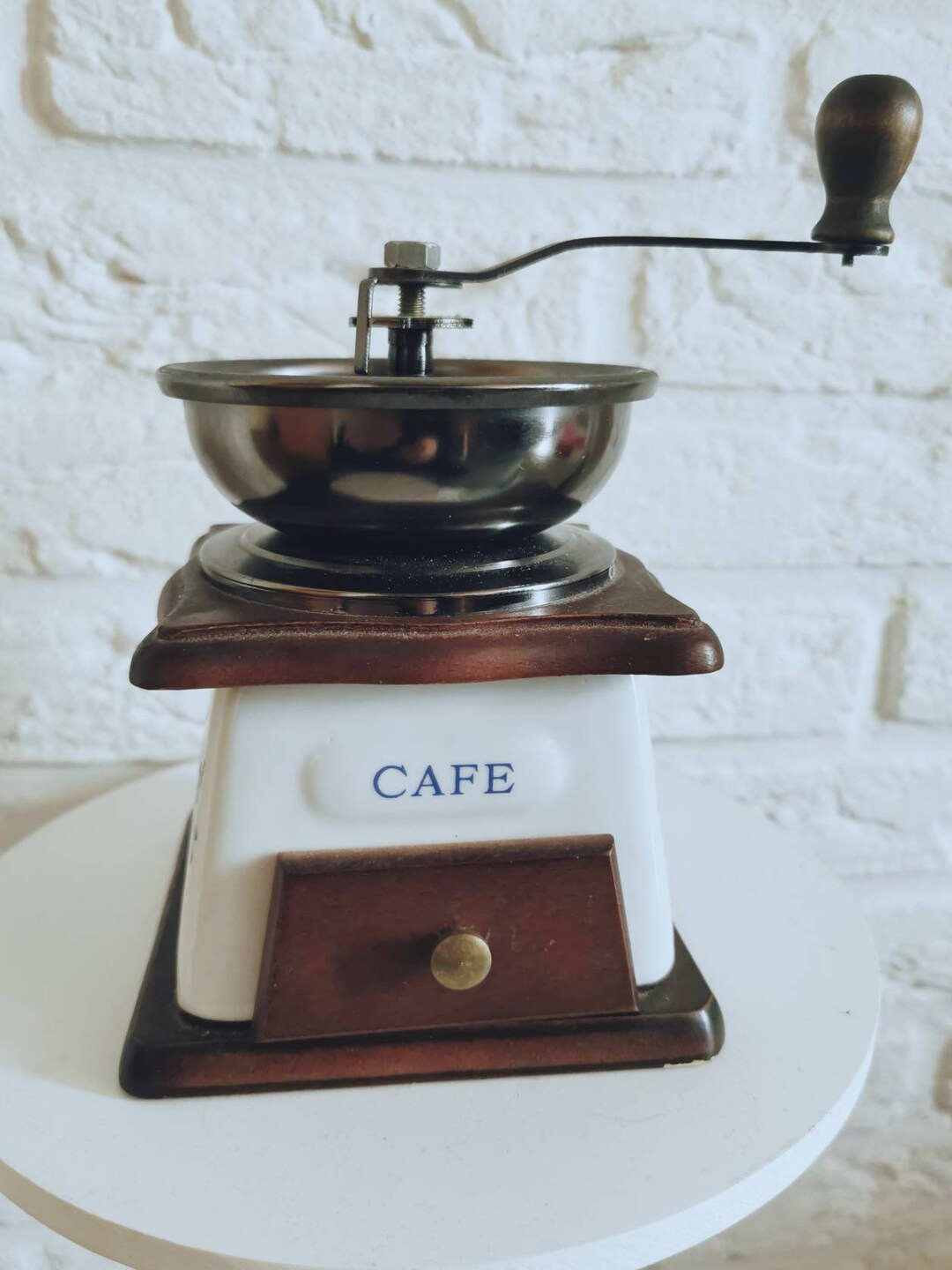 Vintage Little 70s Dutch Ceramic Delfts Blue Coffee Grinder - Etsy