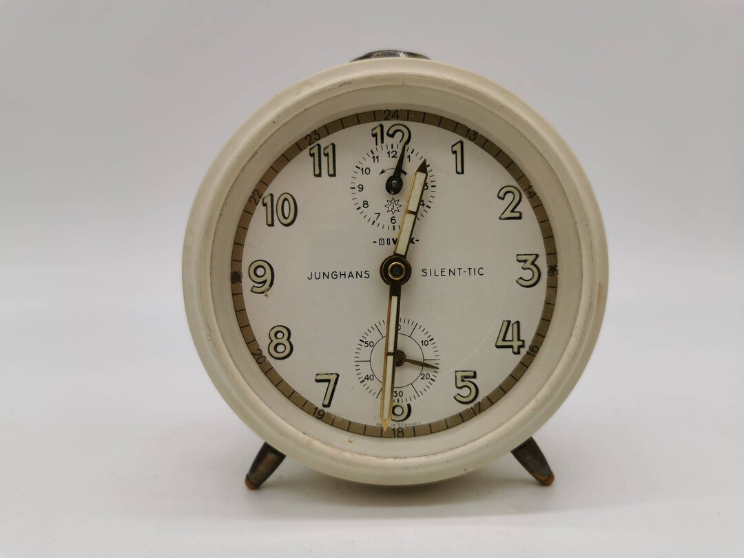 1950s Vintage Alarm Clock Made in Germany by Junghans - Etsy