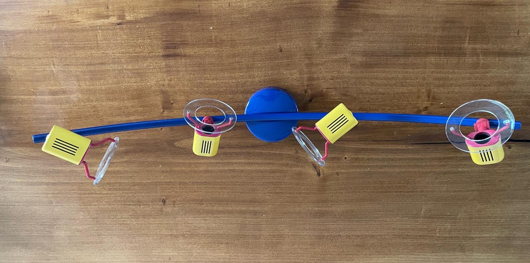 1980s Memphis Style Ceiling Light Halogen Lamp - Etsy