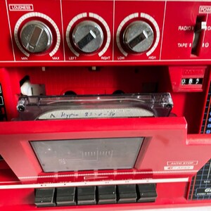Rare Large 80s Sharp Boombox in Red, Radio Cassette, Type GF 7300 H - Etsy