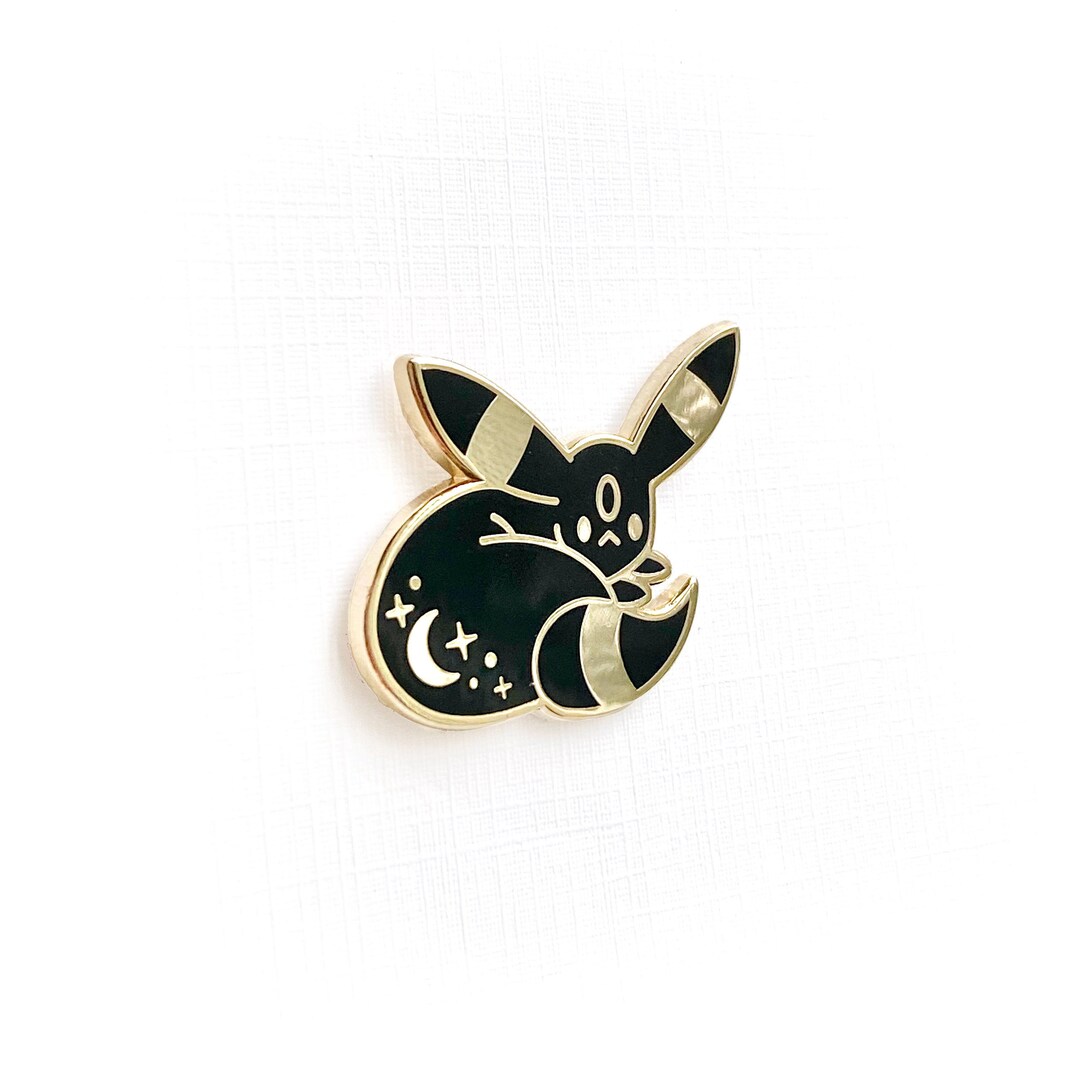 Umbreon Pin | Pokemon Gold Hard Enamel Pin, Lapel Pin, Cute Pin ...