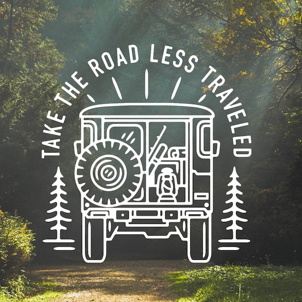 Road Less Traveled - Etsy