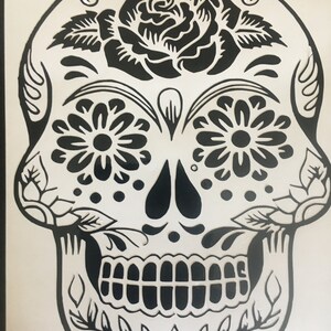 Day of the Dead Head Decal Vinyl Stickercars Trucks Vans - Etsy