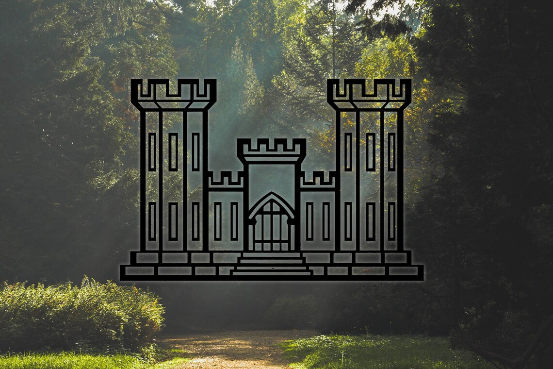 US Army Engineer Branch Insignia Decal Vinyl Stickercars | Etsy