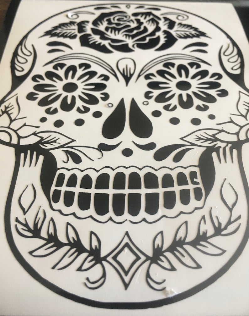 Day of the Dead Head Decal Vinyl Stickercars Trucks Vans - Etsy
