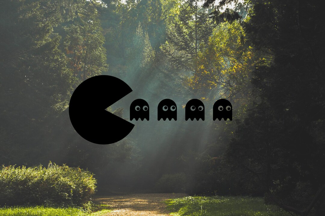 Pac-man Decal - Etsy