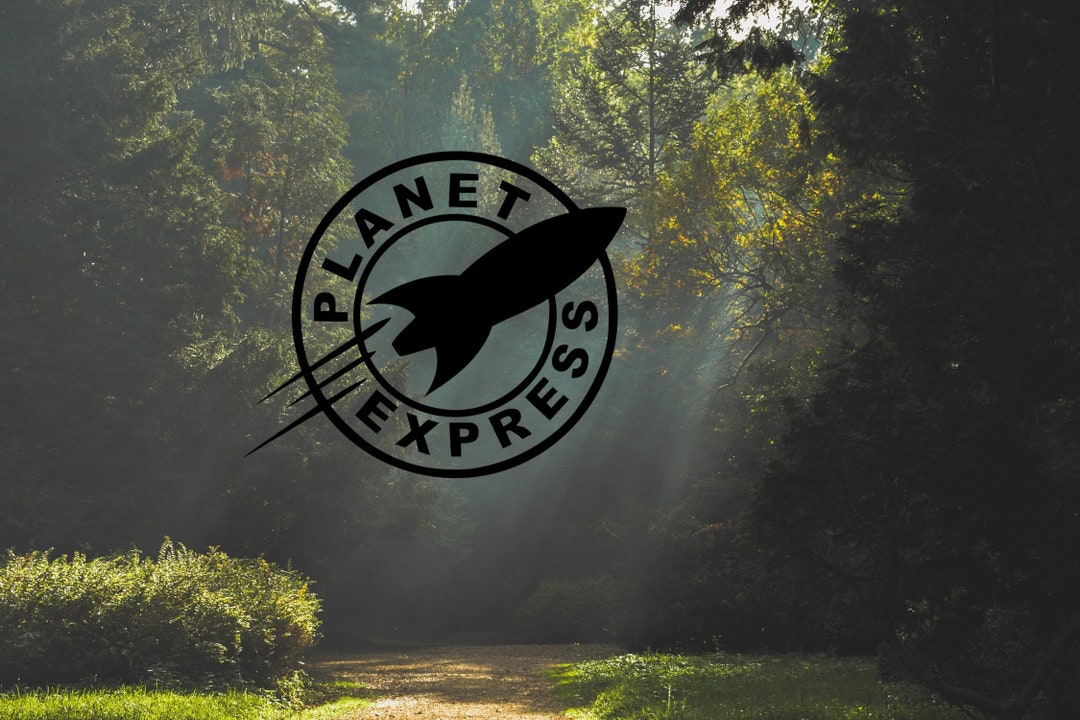 Planet Express Logo Sticker Decal Laptop Notebook Die-cut White Sticker ...