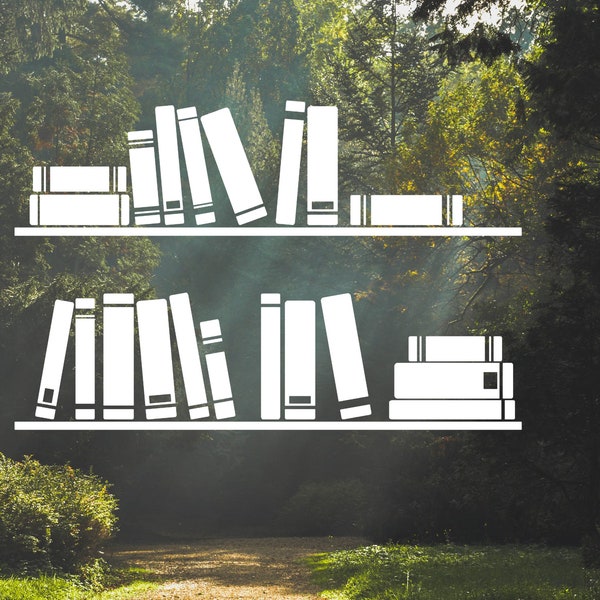 Book Wall Decal - Etsy