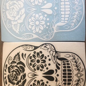 Day of the Dead Head Decal Vinyl Stickercars Trucks Vans - Etsy