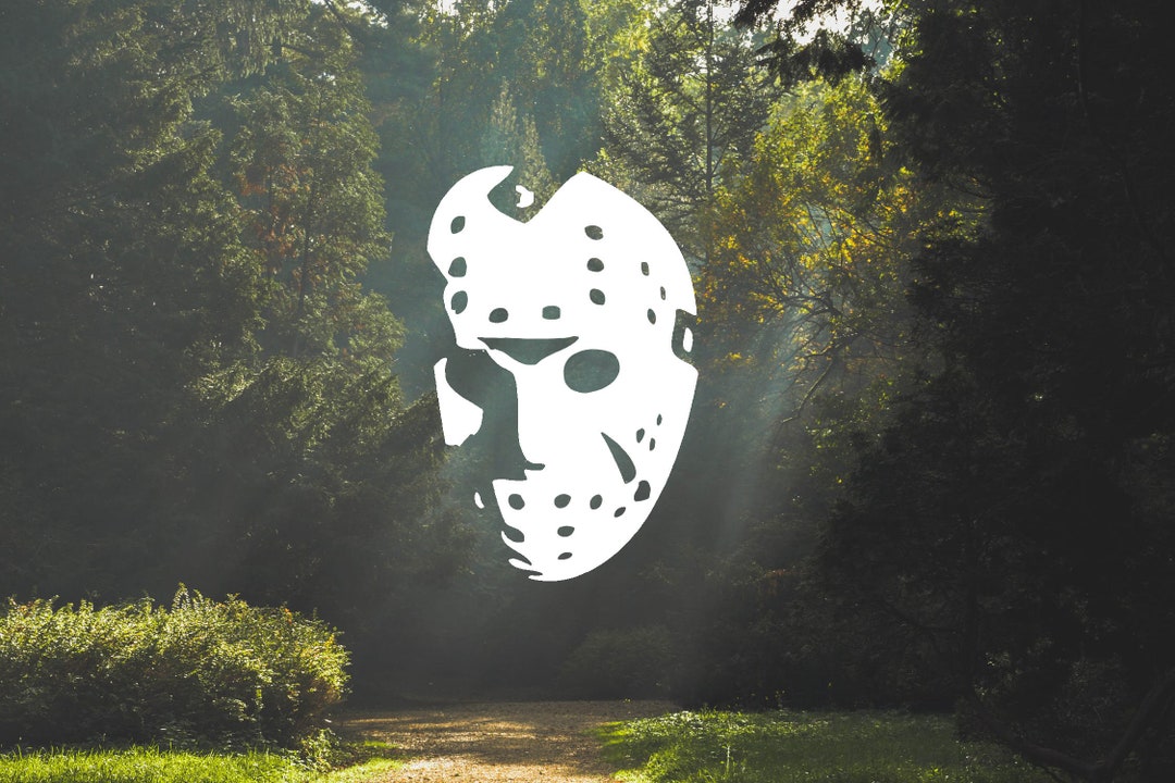 Jason Hockey Mask Friday the 13th, Car Truck Vinyl Decal Sticker - Etsy