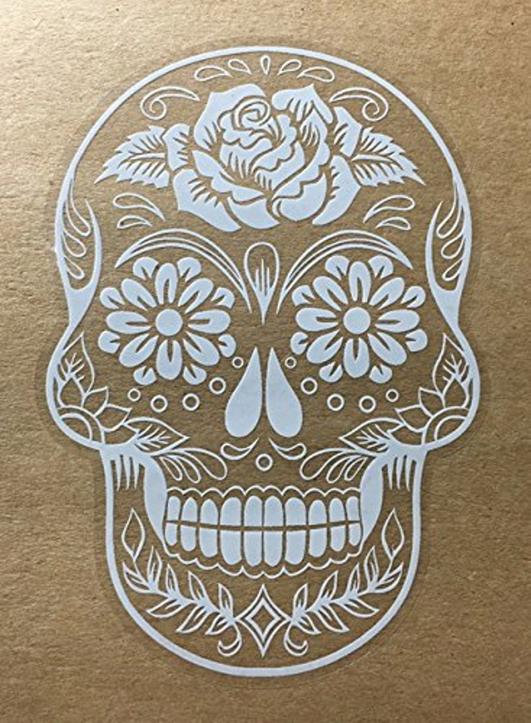 Day of the Dead Head Decal Vinyl Stickercars Trucks Vans - Etsy