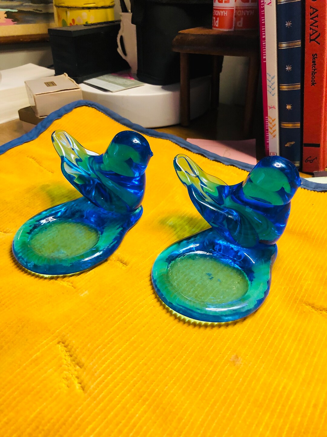 Leo Ward Bluebird of Happiness Candle Holders - Etsy