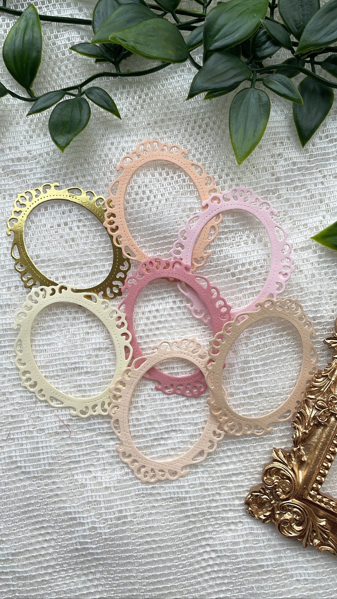 Mini Frame Die Cut Set 7 Pcs per Pack Scrapbook Junk Journaling ...