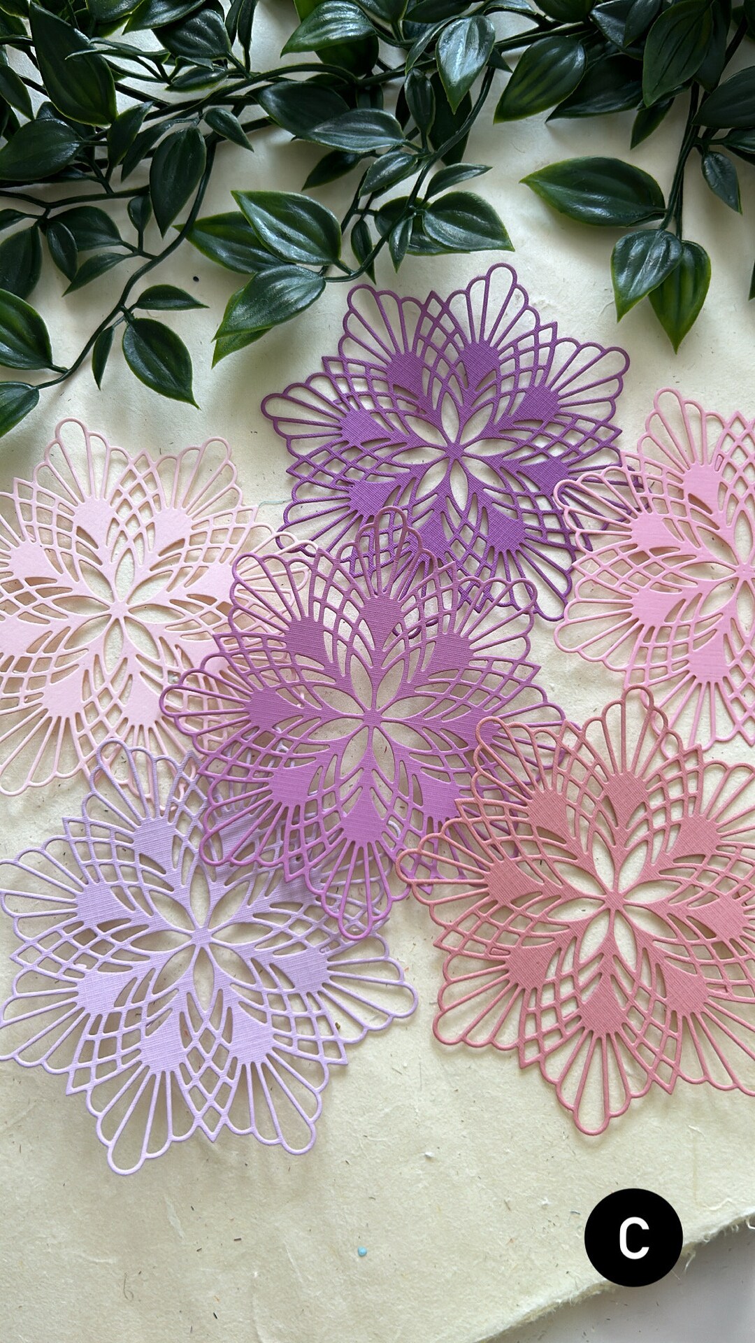 6 Pcs Flower Die Cut Set Scrapbooking Decorative Stationery - Etsy