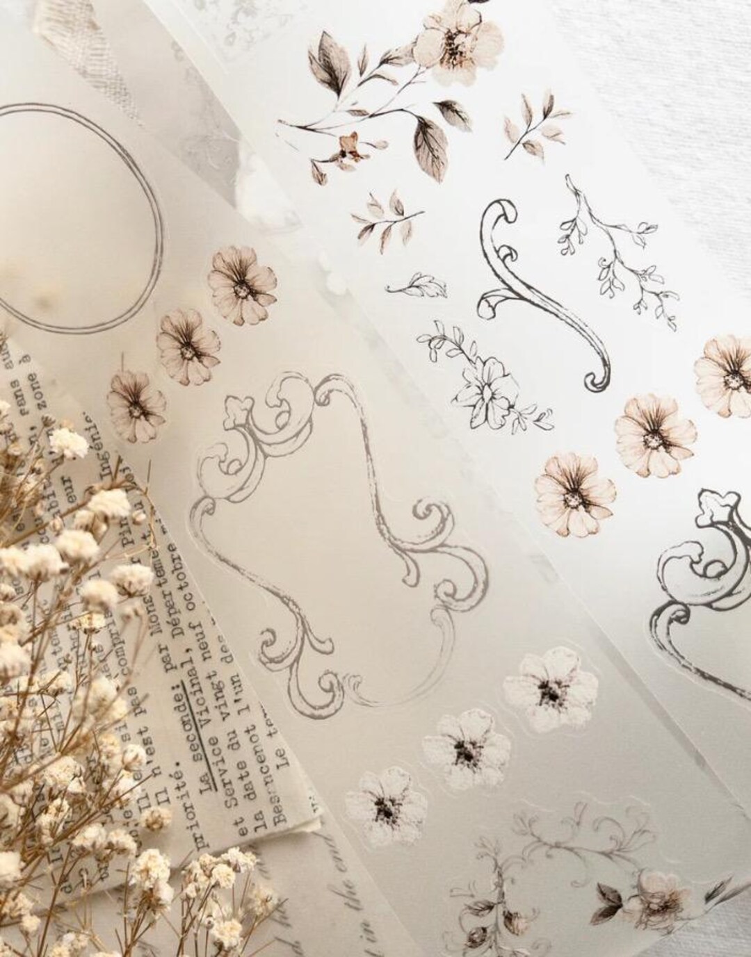 Crea With Gaby | Vintage Frames KISS CUTE Pet Tape SAMPLE | 100cm ...