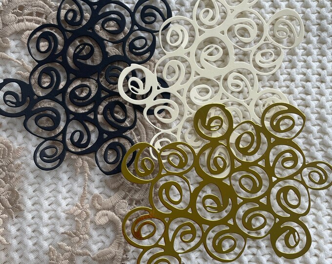 Die Cut Background Decoration 3 per Pack Junk Journal Scrapbooking - Etsy