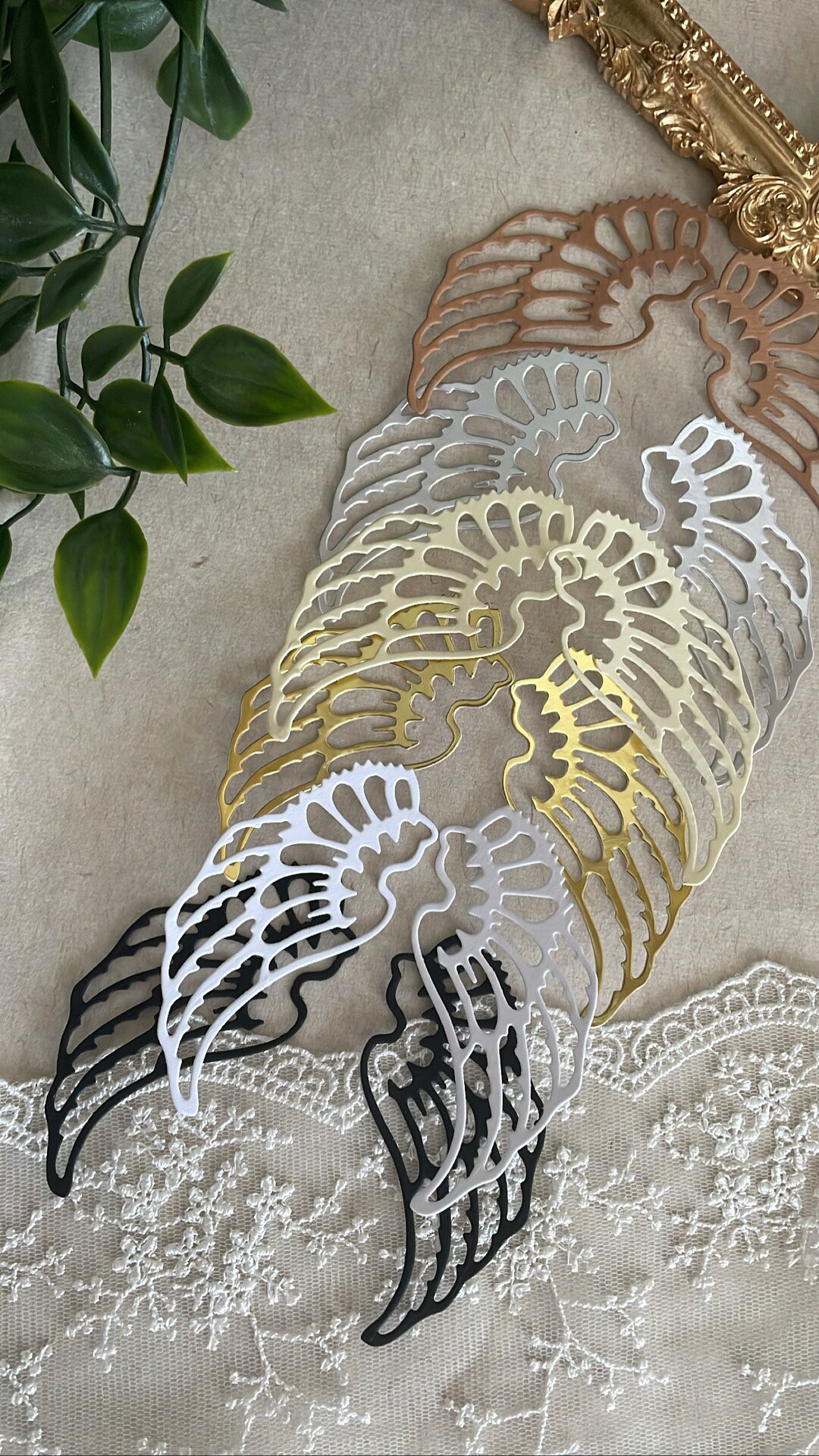 Angel Wings Die Cut Scrapbooking Creative Journaling Collage - Etsy