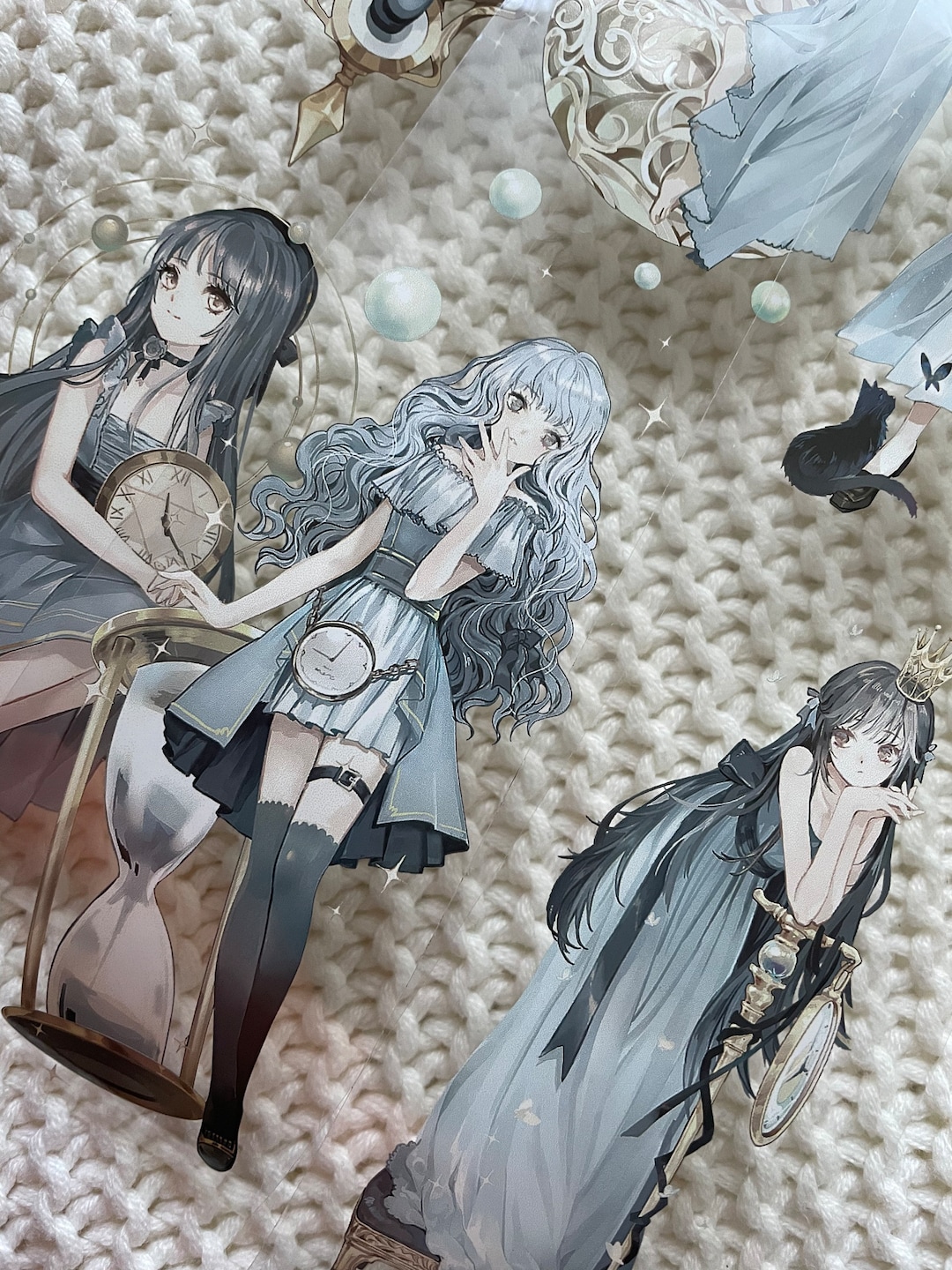 Shiny Fairy Planet Godness Blue Girl PET Tape Sample | Scrapbook ...